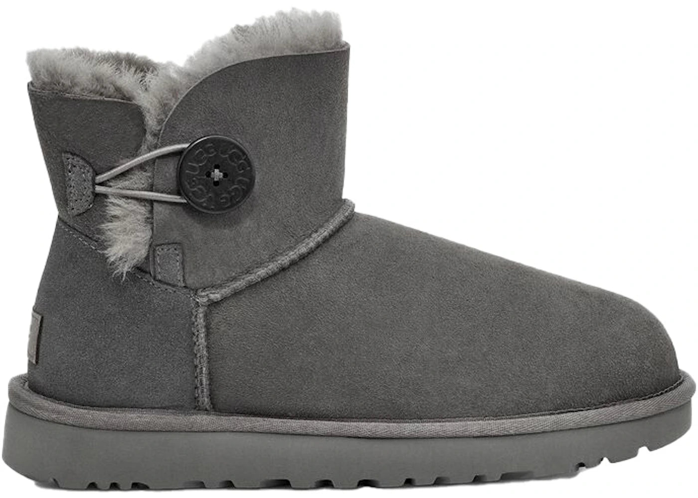 UGG Mini Bailey Button II Grey (Women's) – MEEZY